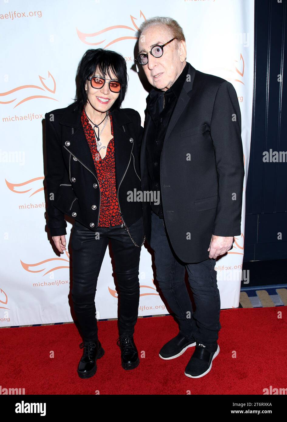 Joan Jett and Kenny Laguna attending the Michael J. Fox Foundation 2023 ...