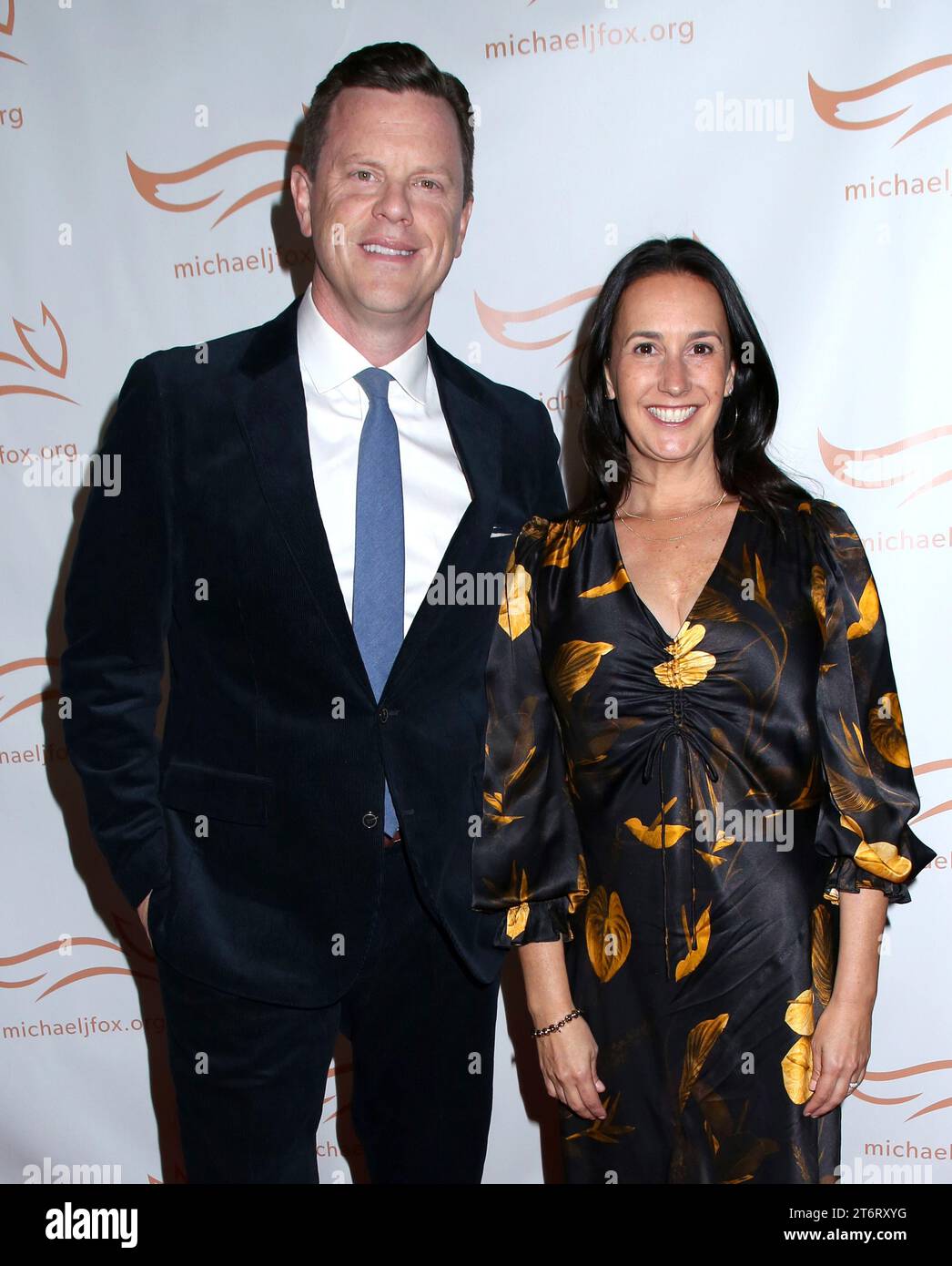 Willie Geist and Christina Geist attending the Michael J. Fox ...