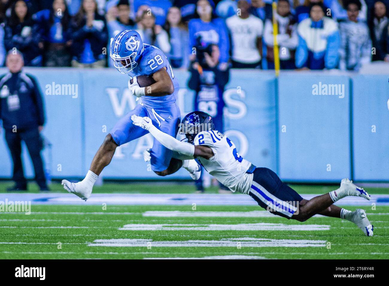 November 11, 2023: North Carolina Tar Heels running back Omarion ...