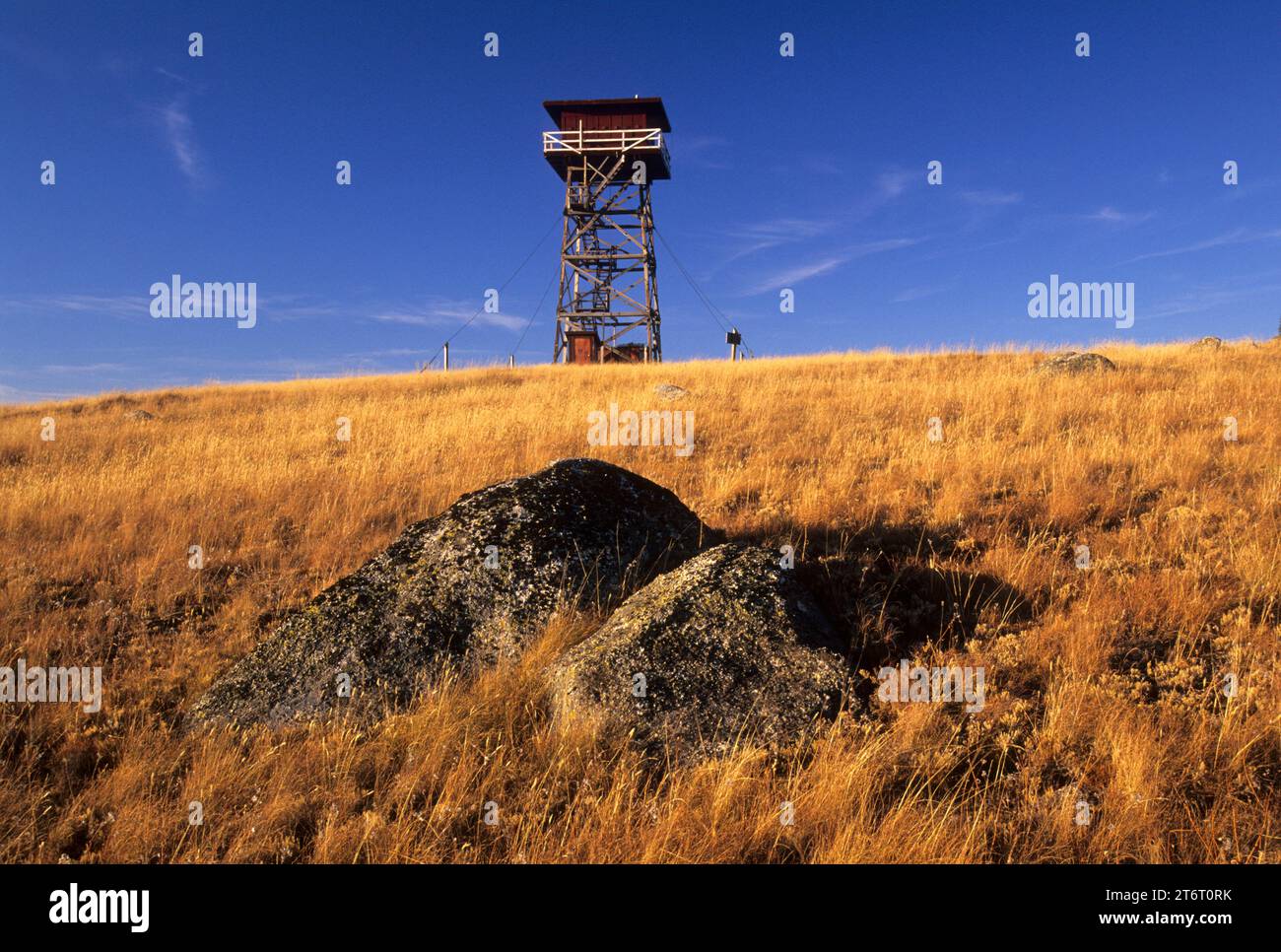 South Baldy Lookout, Colville National Forest, Washington Stock Photo ...
