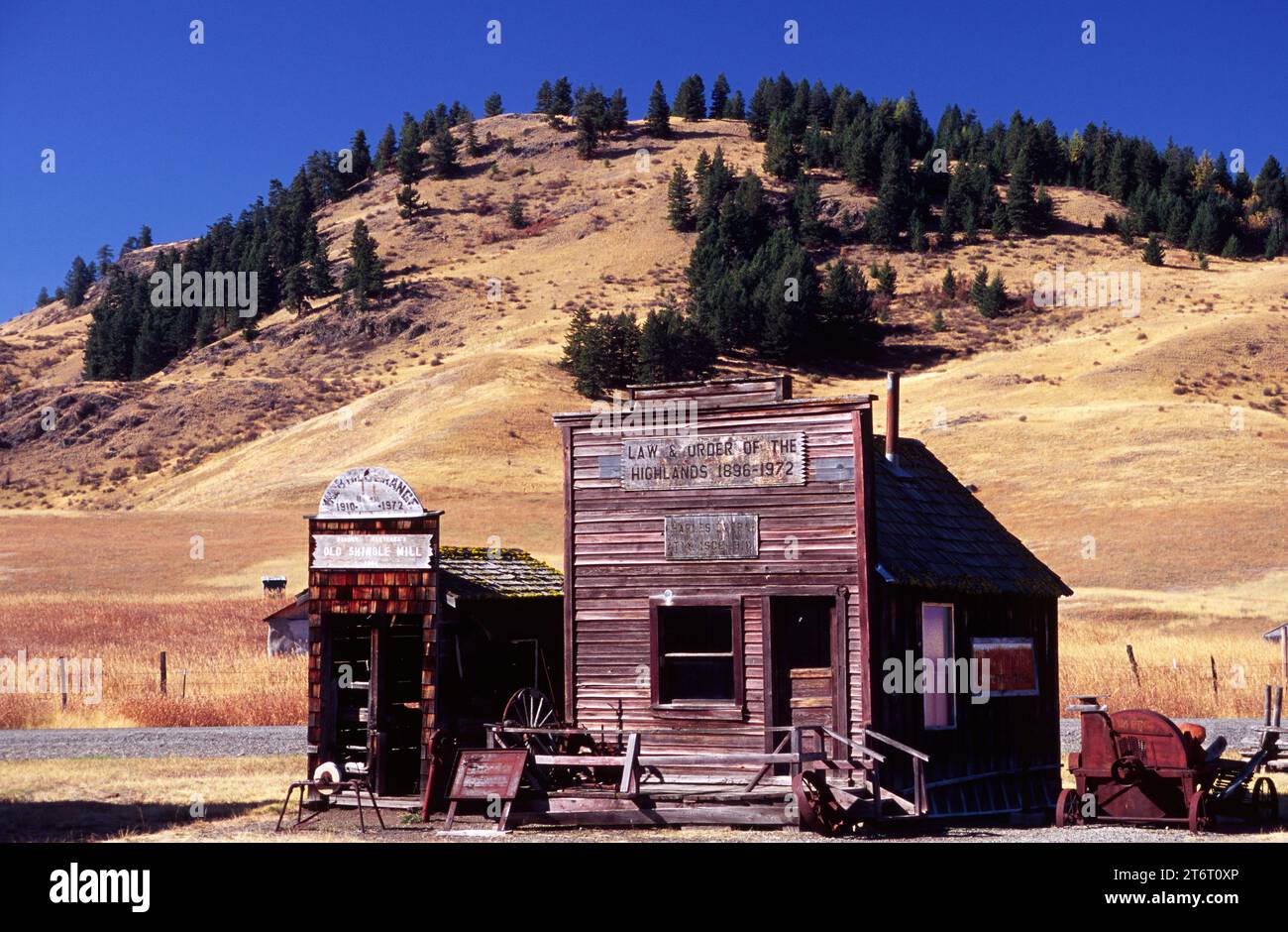 Frontier law office & Old Shingle Mill, Old Molson Museum, Molson ...