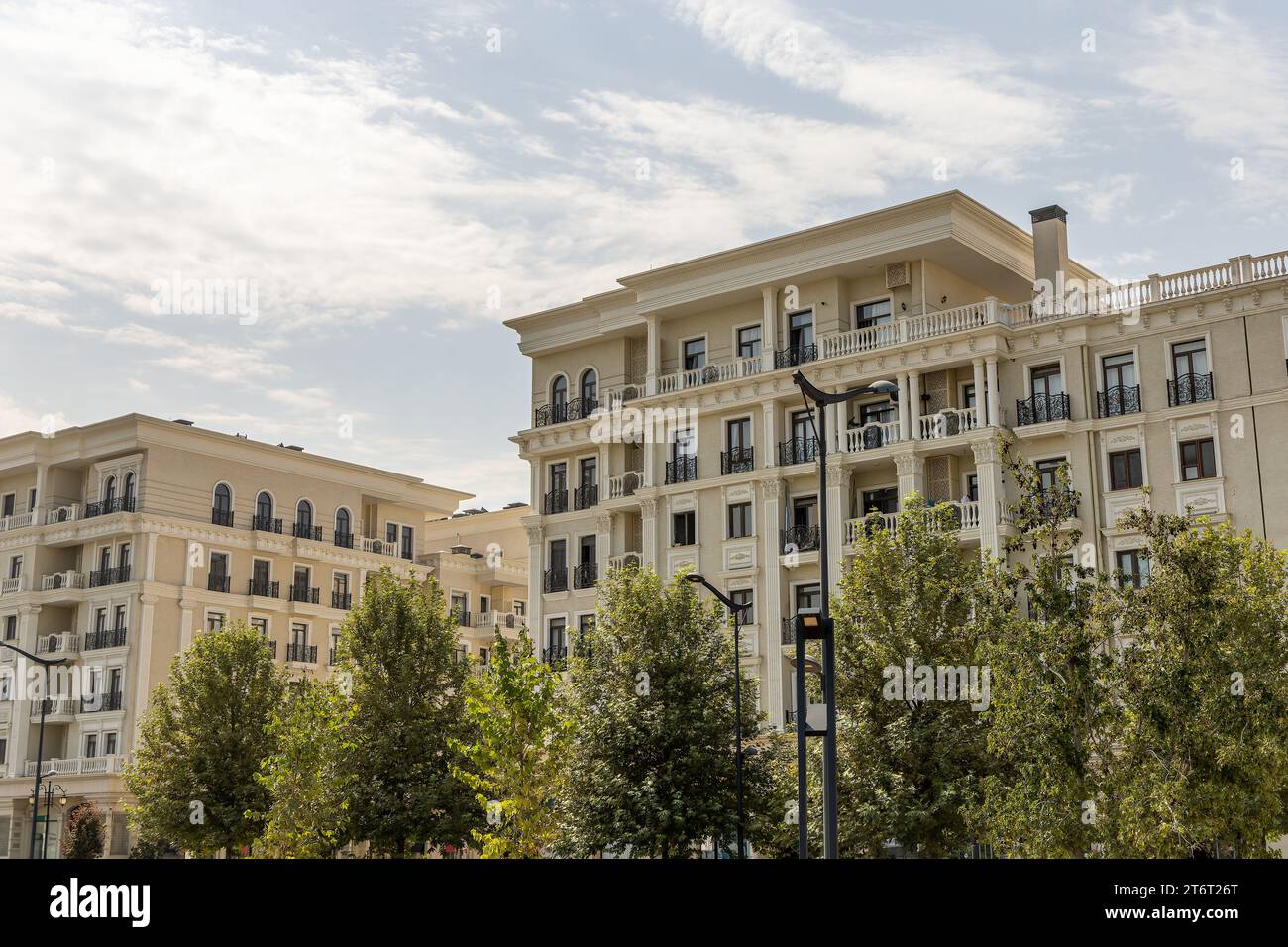 Beautiful high-rise building in the city Stock Photo - Alamy