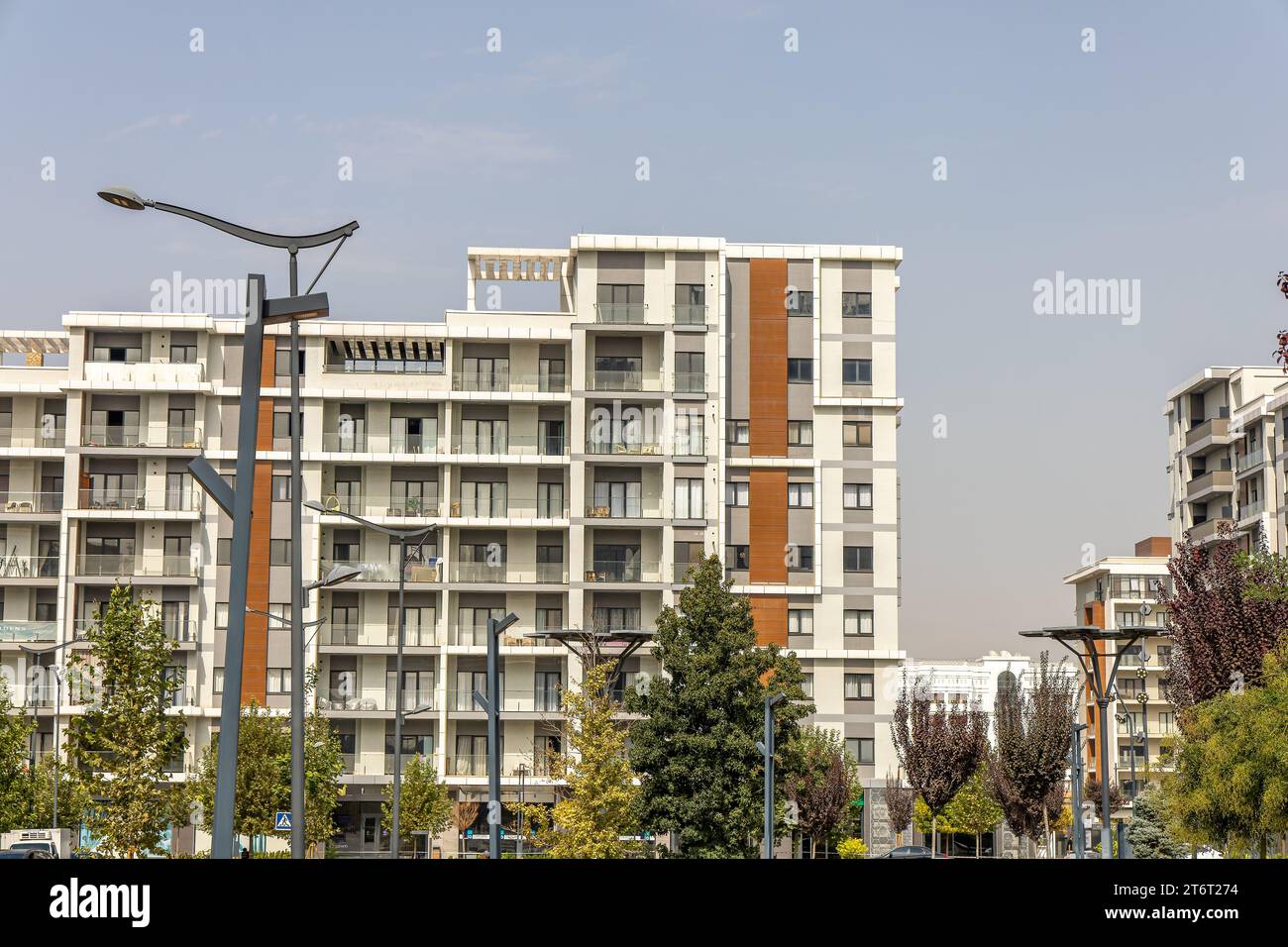 Beautiful high-rise building in the city Stock Photo - Alamy