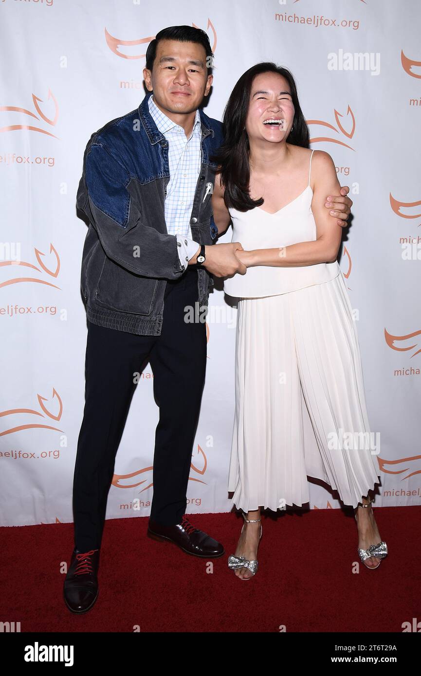 (L-R) Ronny Chieng and Hannah Pham attend the 2023 ‘A Funny Thing Happened On The Way To Cure ...