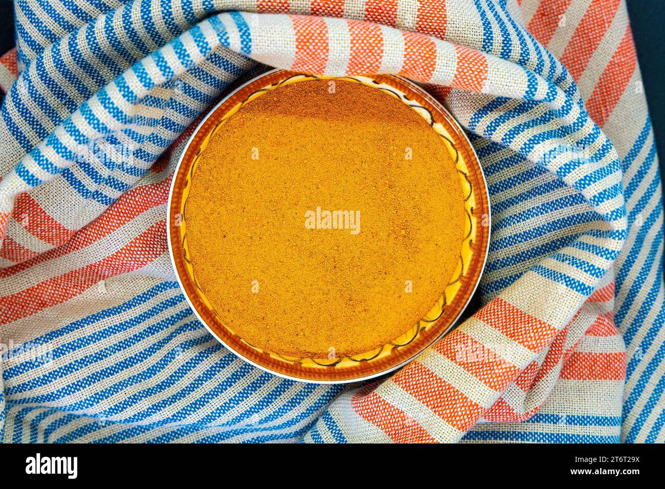 Ground organic turmeric root for a healthy diet. Curcumin imparts ...