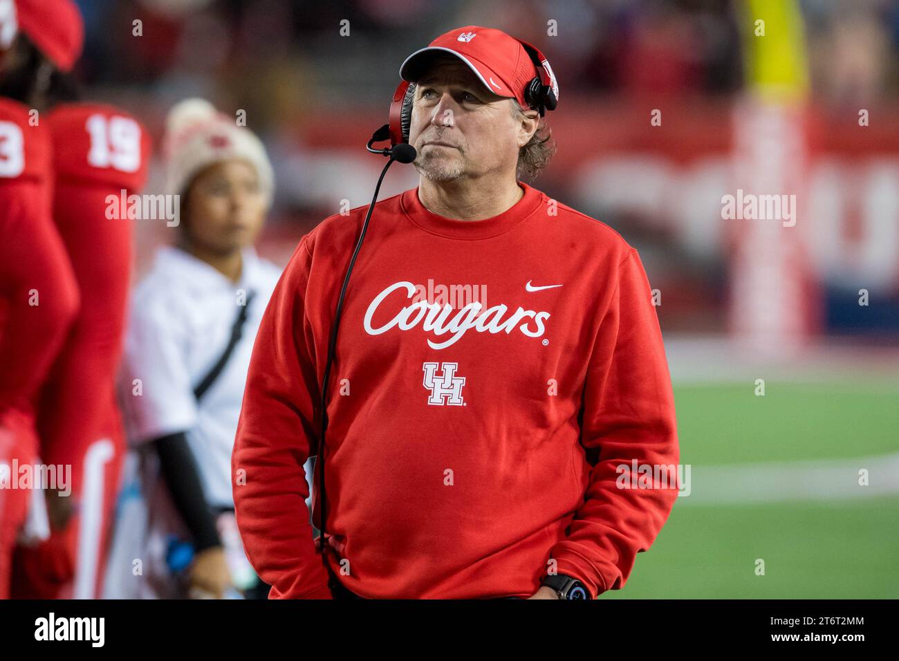 November 11, 2023: Houston Cougars head coach Dana Holgorsen during a ...