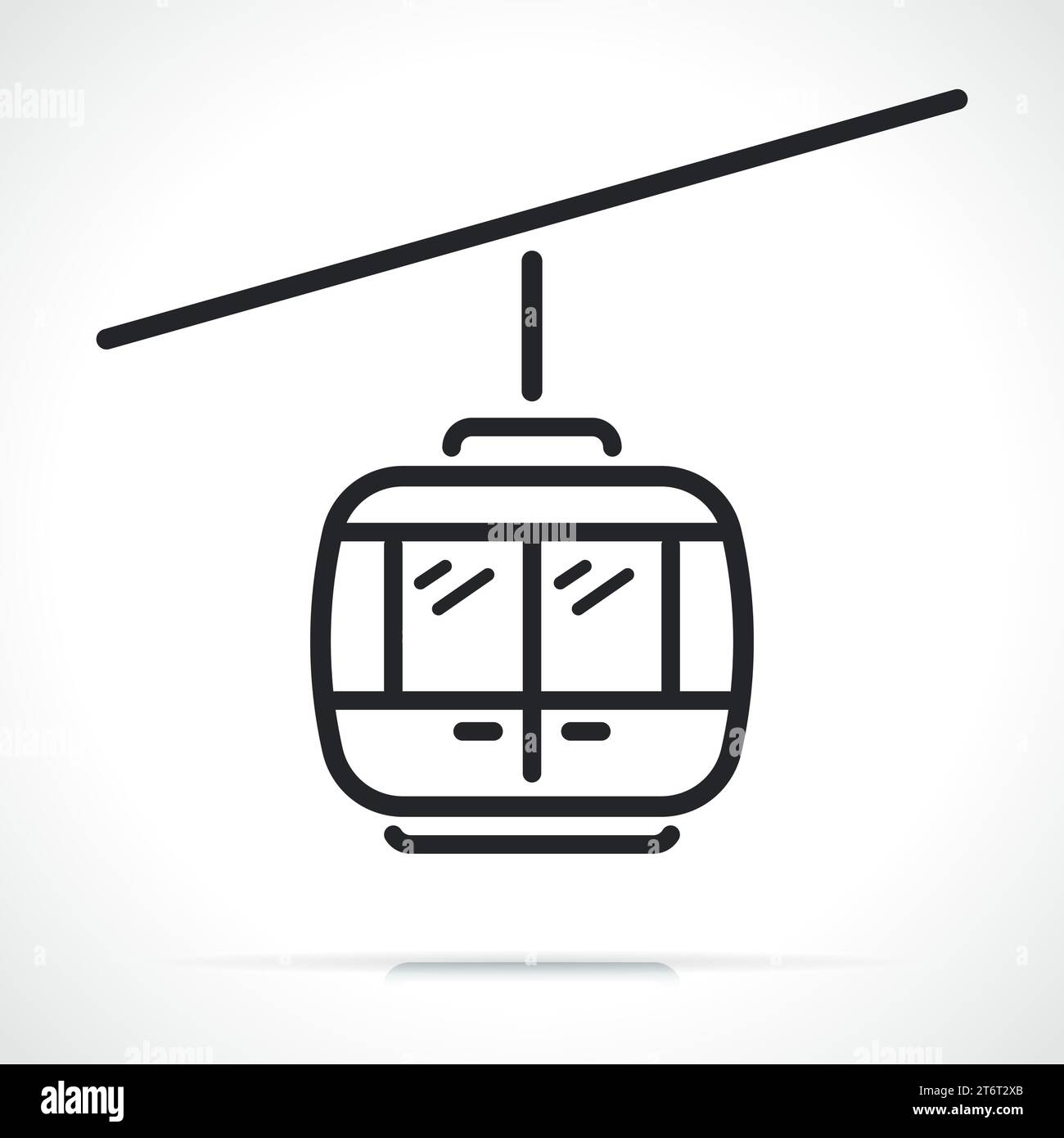 Funicular car Stock Vector Images - Alamy