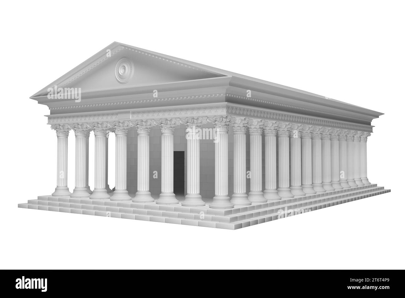 Ancient Greek temple Stock Photo - Alamy