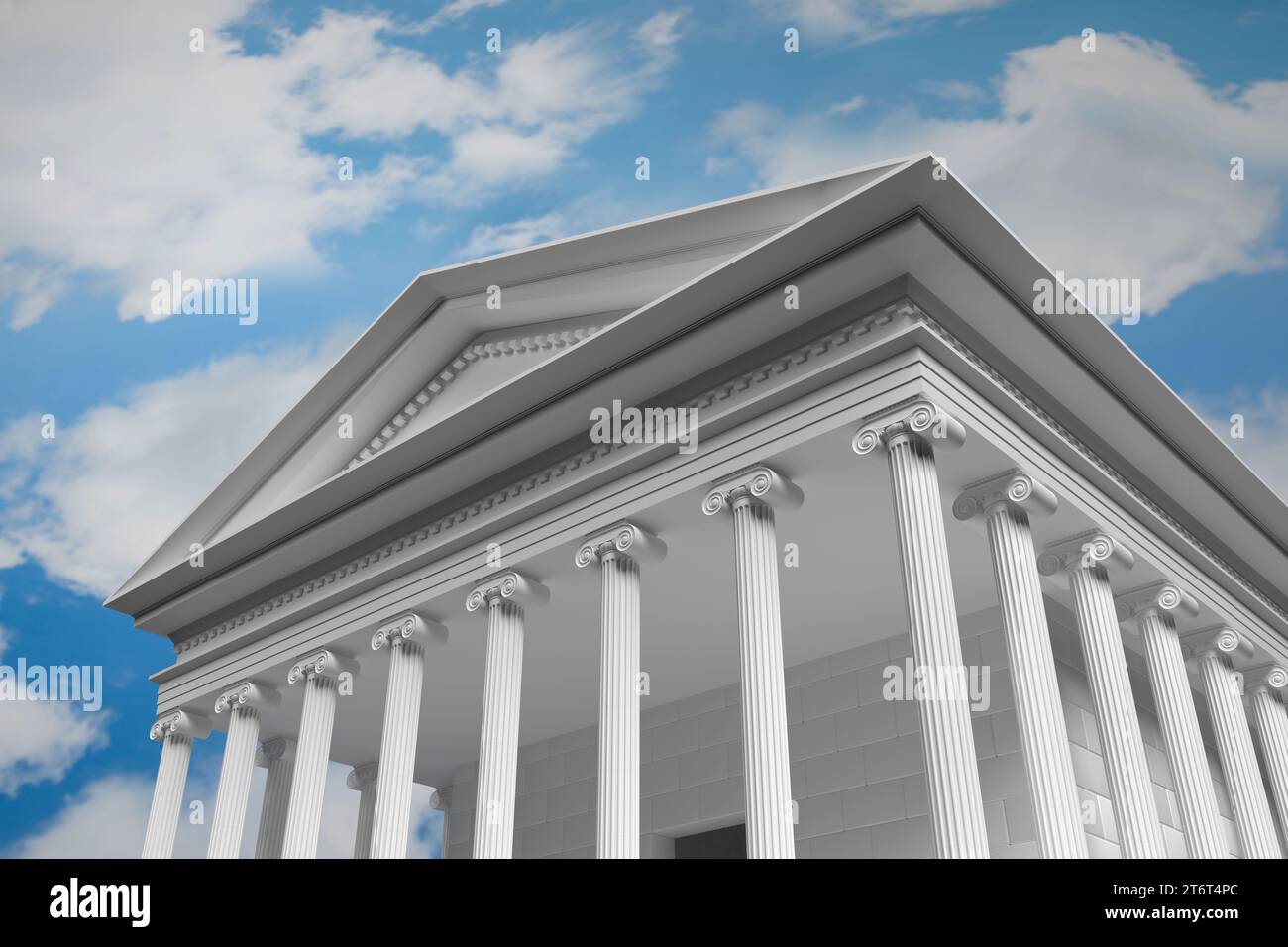 Ancient Greek temple Stock Photo - Alamy