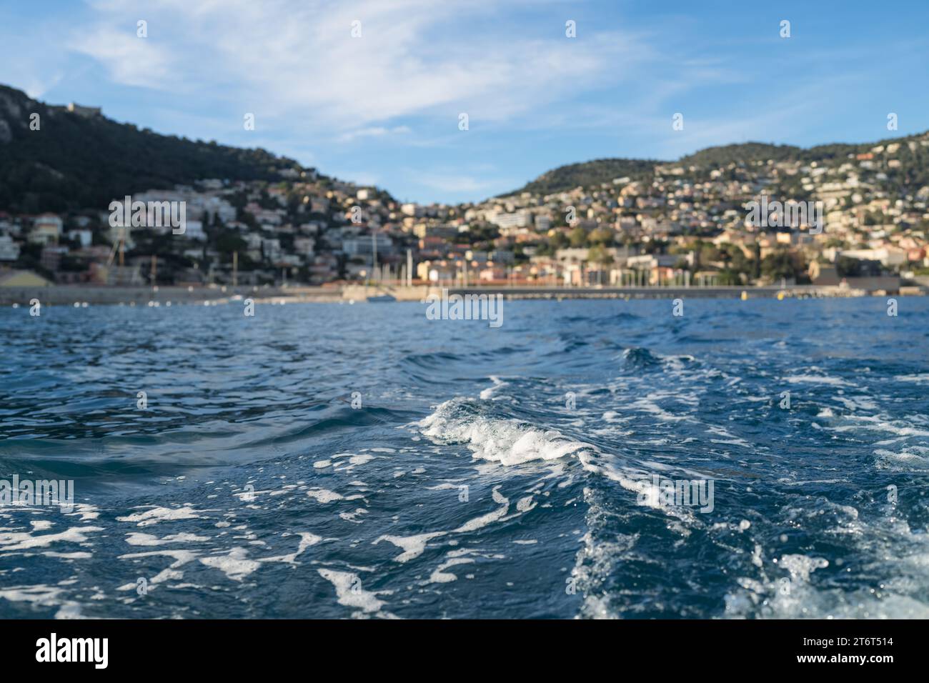 VILLEFRANCHE-SUR-MER, FRANCE- 12 MARCH, 2023: View of Villefranche sur ...