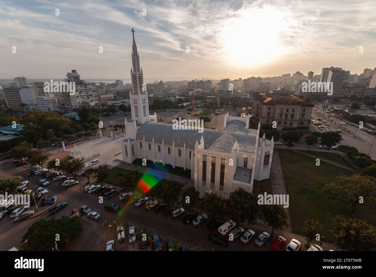 The Cathedral of Nossa Senhora da Conceicao, Maputo Mozambique Stock ...