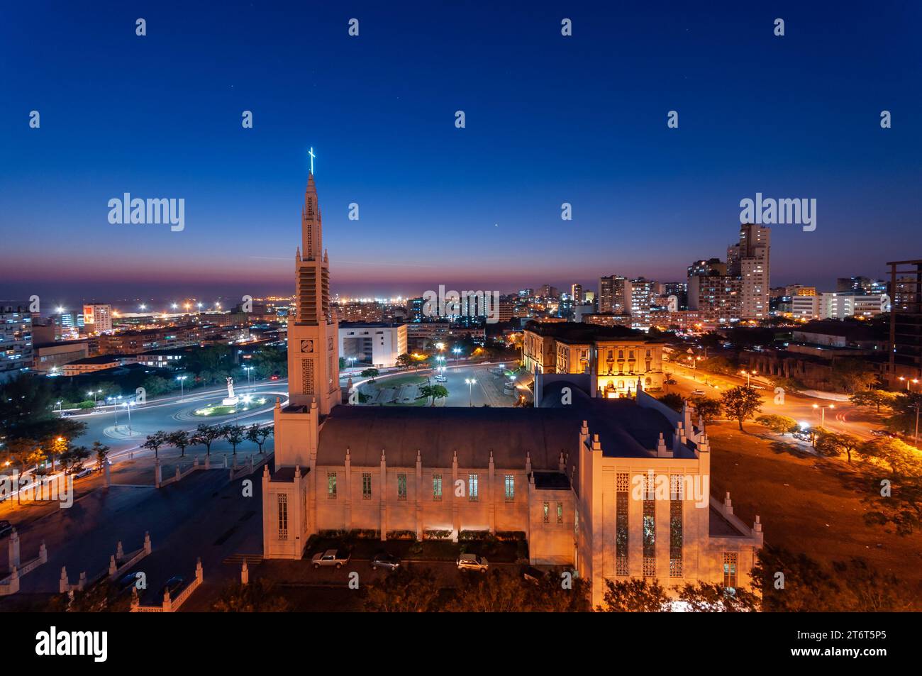 The Cathedral of Nossa Senhora da Conceicao, Maputo Mozambique Stock ...