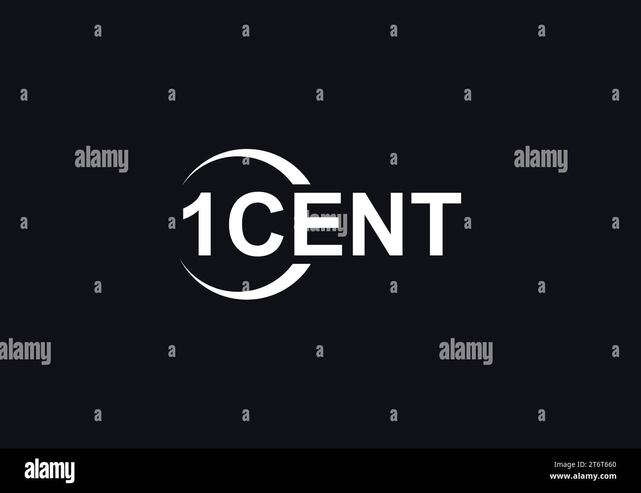 1 1 cent Stock Vector Images - Alamy