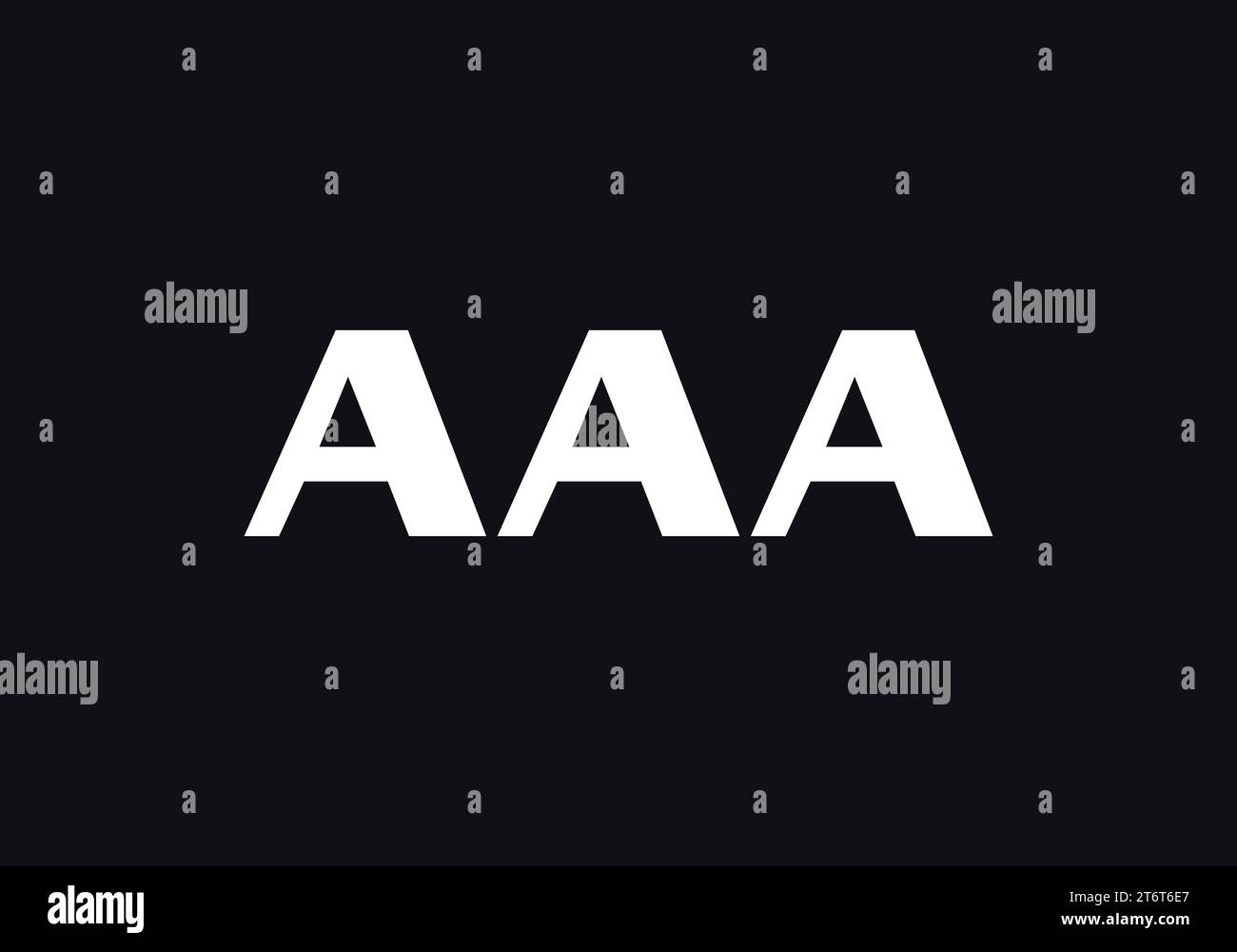 AAA letter logo design vector template. Abstract letter AAA logo design Stock Vector Image & Art ...