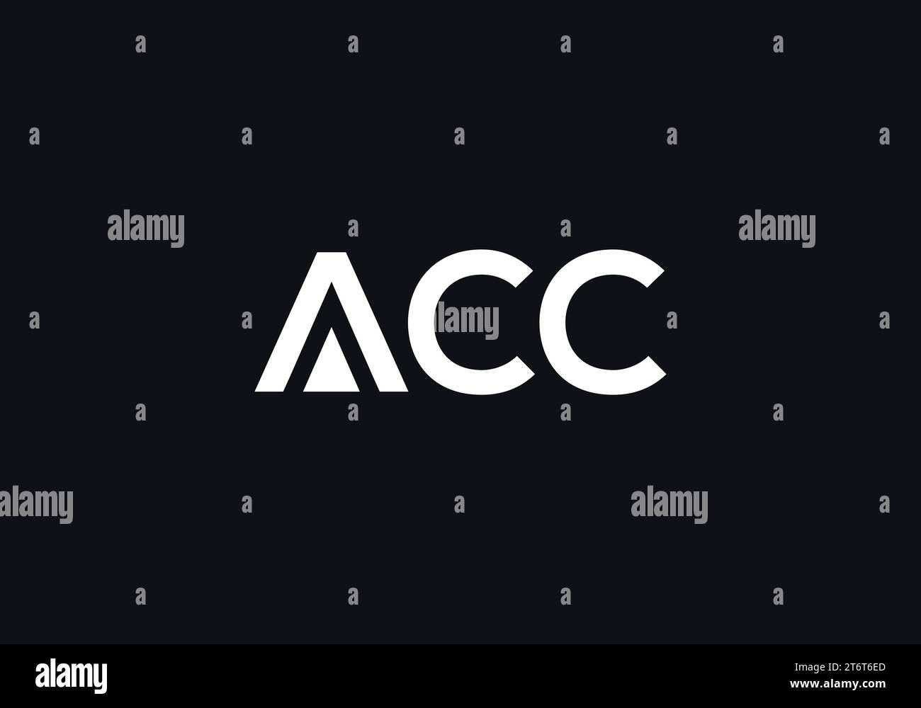 Acc minimalist logo hi-res stock photography and images - Alamy