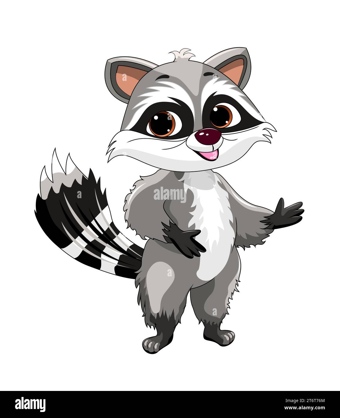 Cartoon raccoon Cut Out Stock Images & Pictures - Alamy