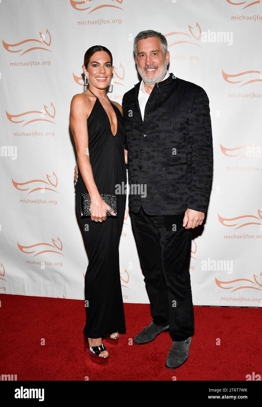 Paulina Neely, left, and Cam Neely attend the Michael J. Fox Foundation ...