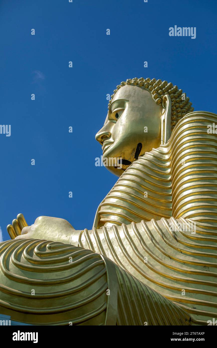 The Golden Temple which features a 30 metre high seated Buddha statue ...