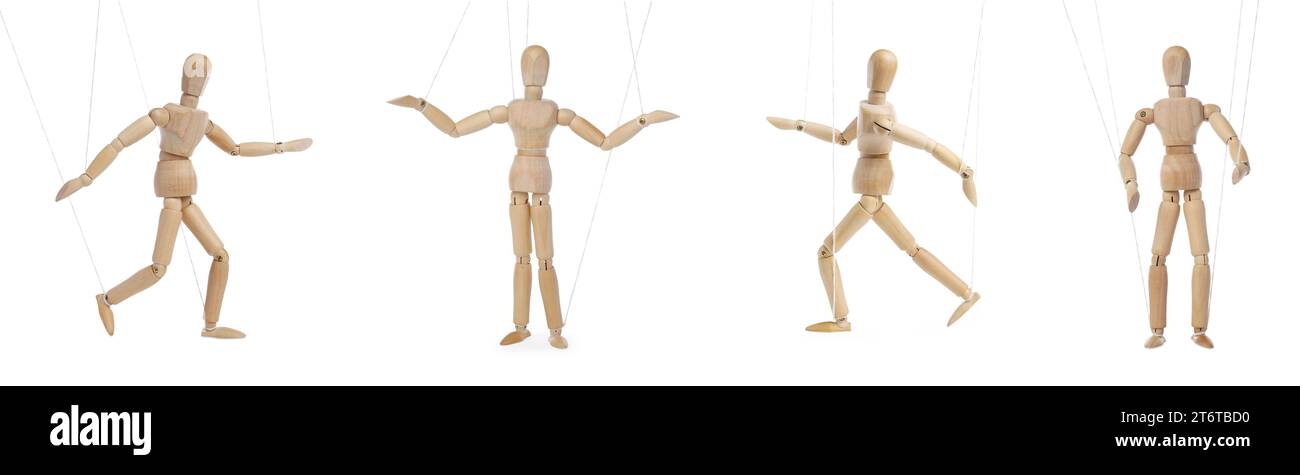 Controlling puppets Cut Out Stock Images & Pictures - Alamy