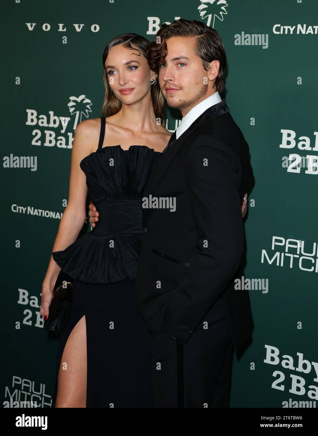 Ari Fournier, Cole Sprouse arrives at The 2023 Baby2Baby Gala held at ...