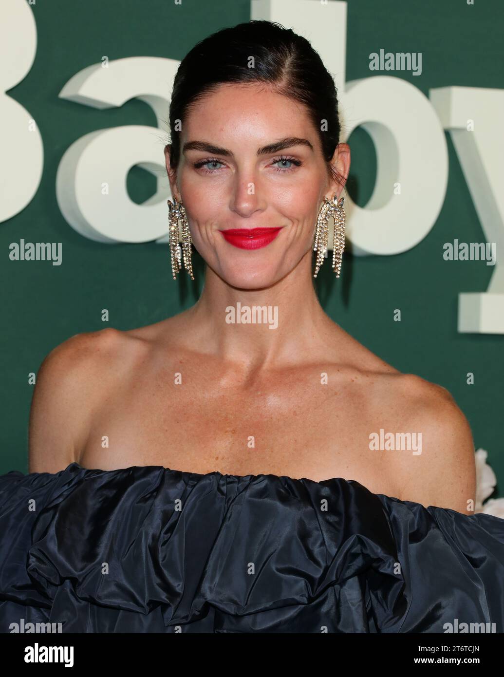 Hilary Rhoda arrives at The 2023 Baby2Baby Gala held at The Pacific ...
