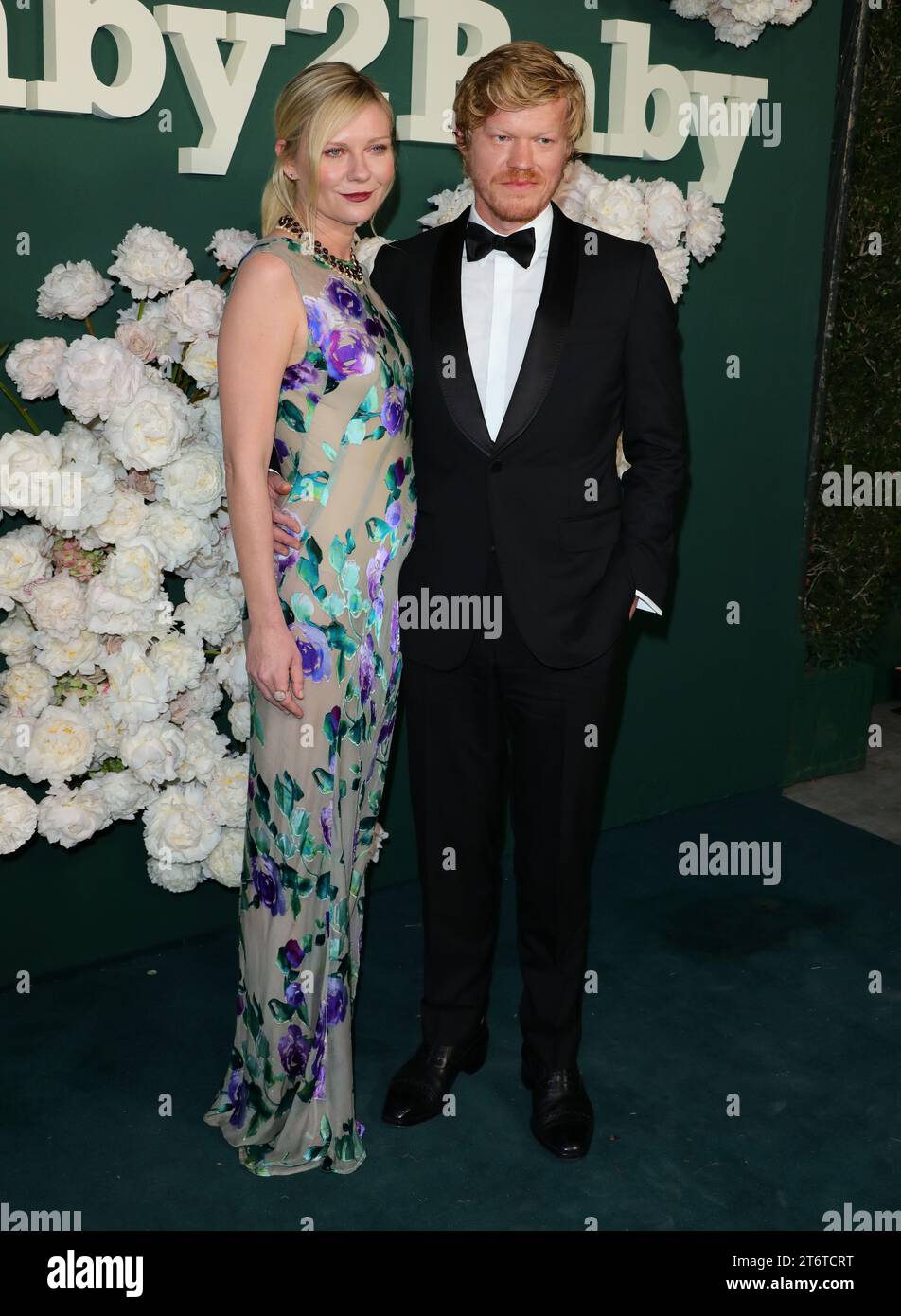 Kirsten Dunst, Jesse Plemons arrives at The 2023 Baby2Baby Gala held at ...