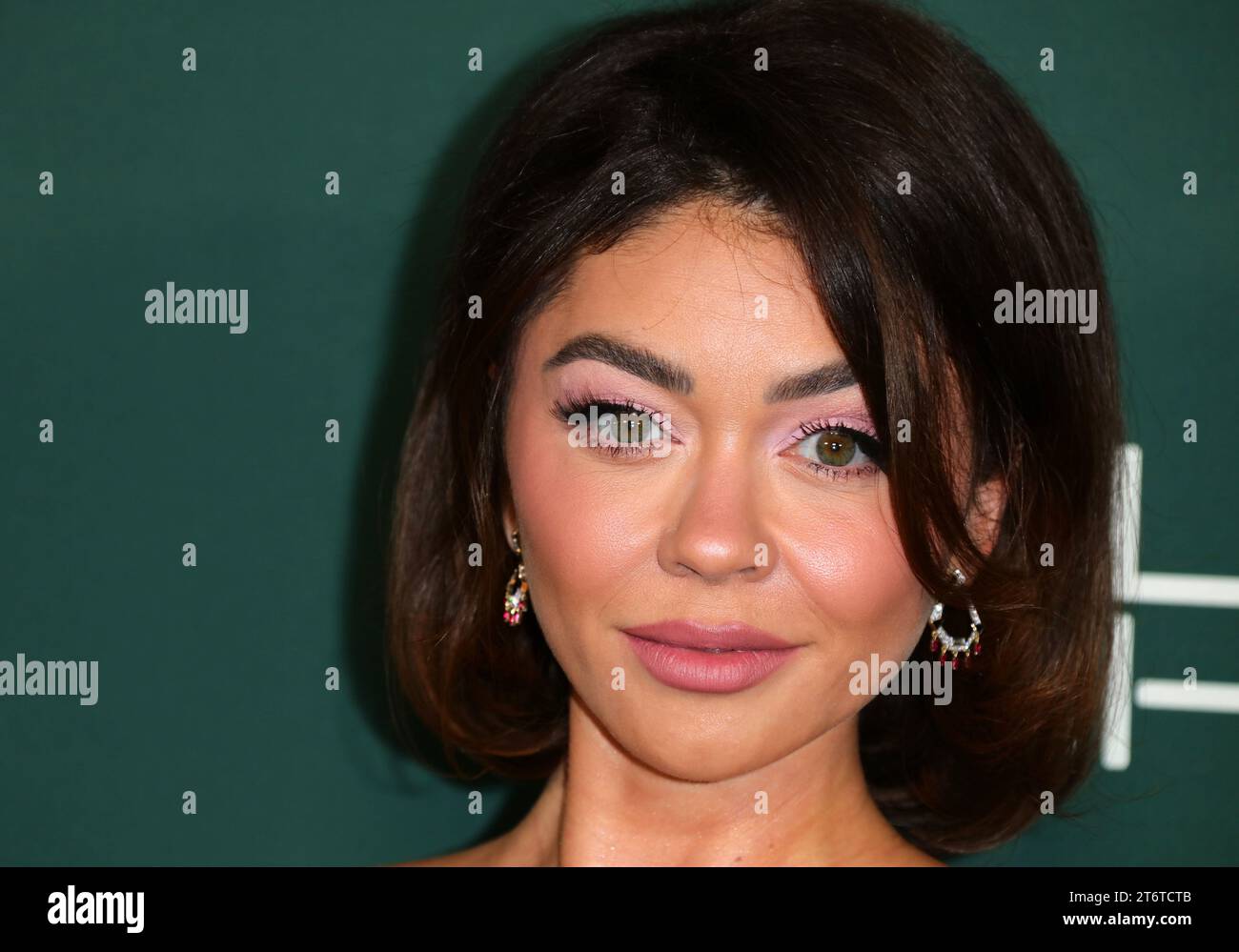 Sarah Hyland arrives at The 2023 Baby2Baby Gala held at The Pacific ...