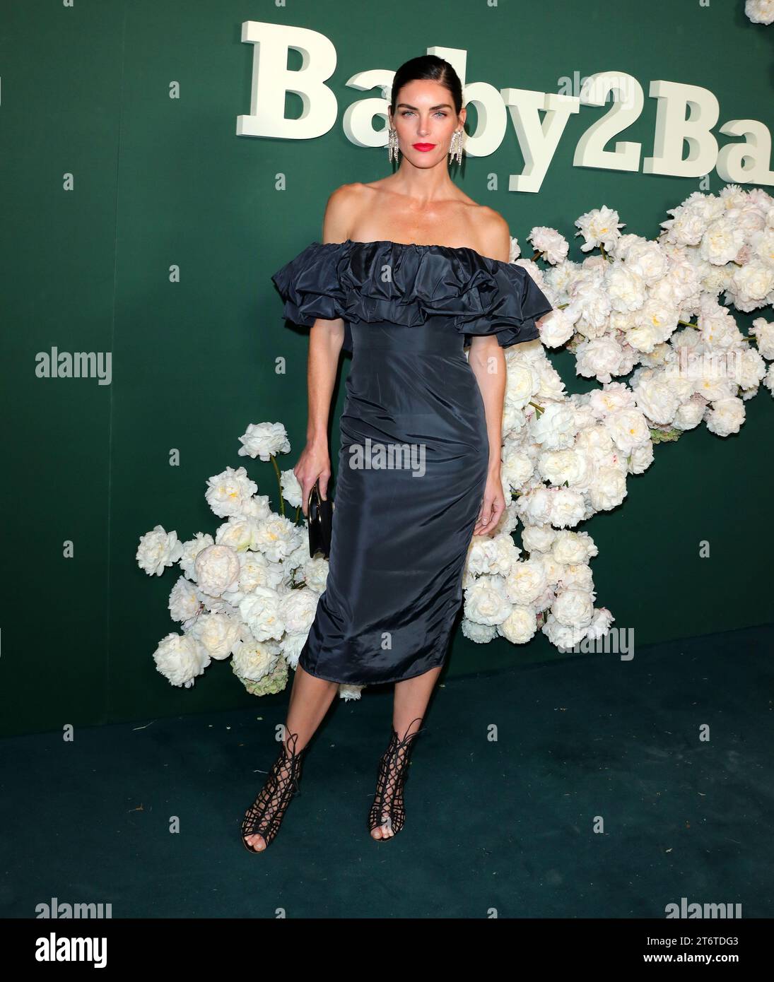 Hilary Rhoda arrives at The 2023 Baby2Baby Gala held at The Pacific ...