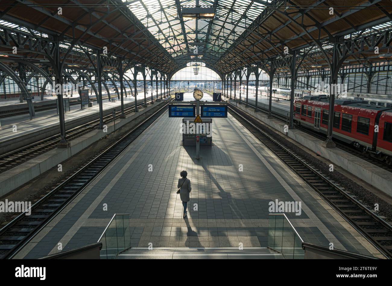 Deserted local train station in hi-res stock photography and images - Alamy