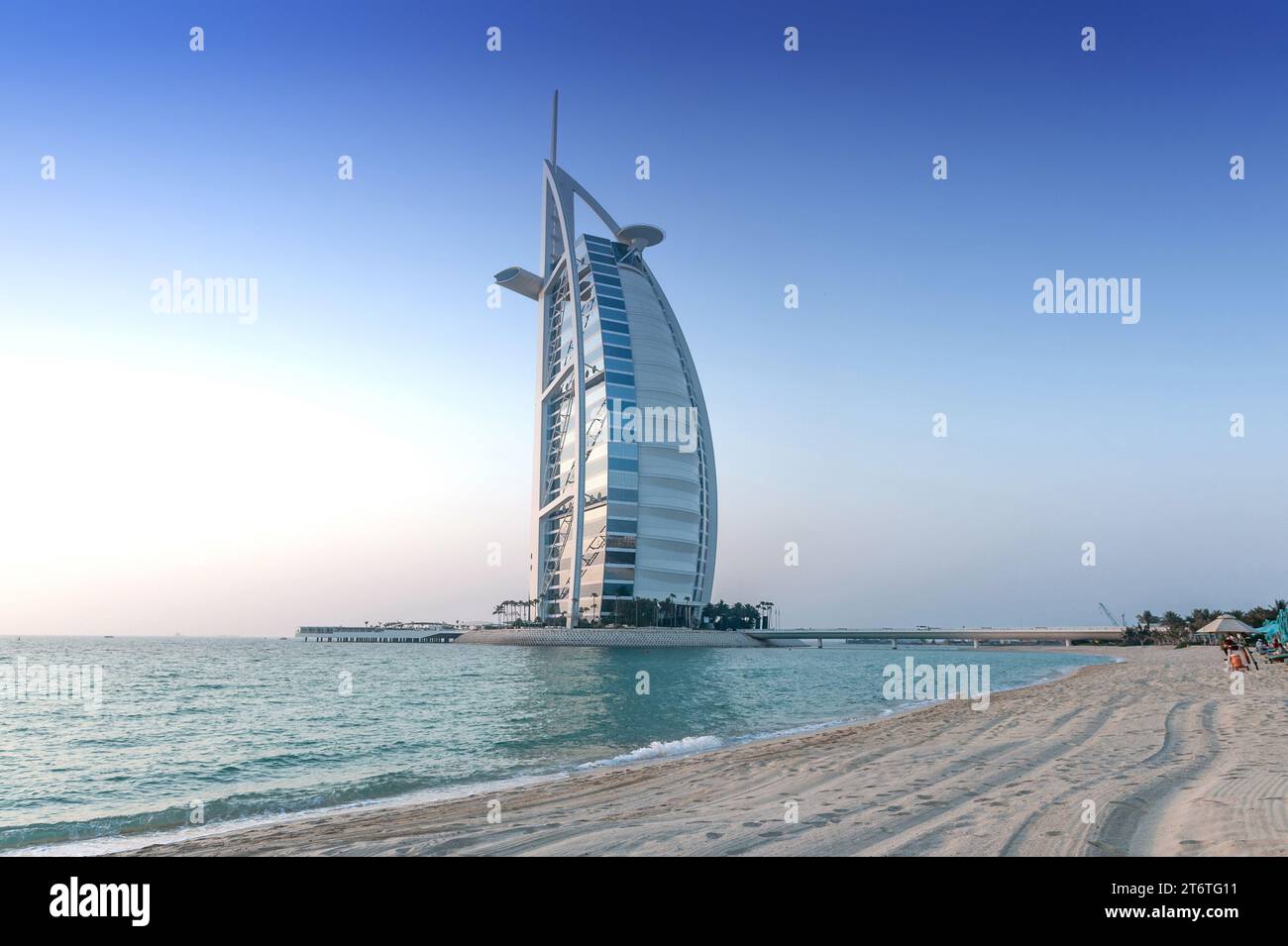 Dubai, United Arab Emirates. June 30th 2019. Burj Al Arab, landmark ...
