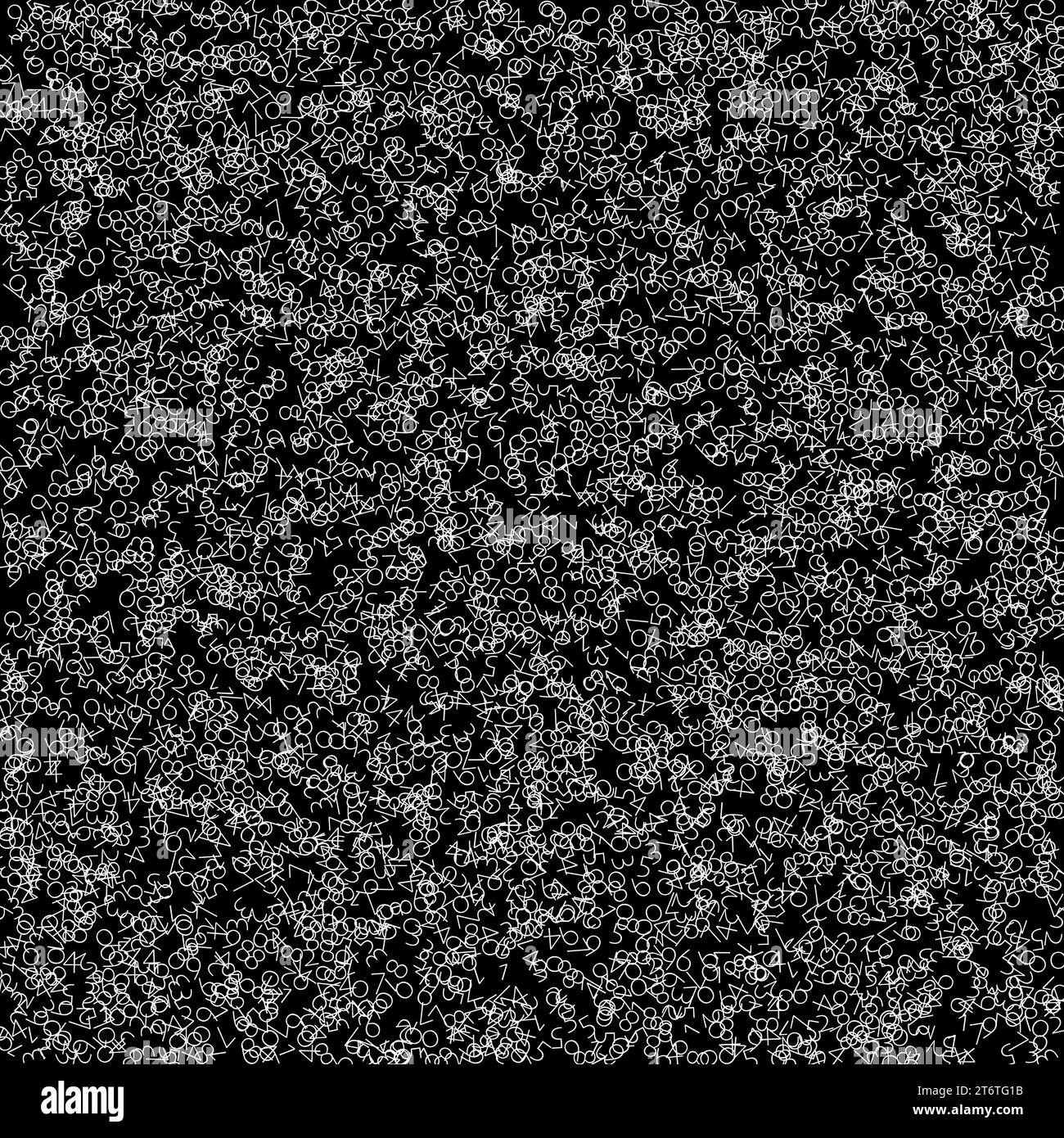 Falling numbers, big data concept. Binary white chaotic flying digits ...