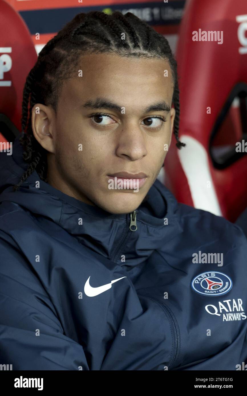 Ethan Mbappe of PSG during the French championship Ligue 1 football ...
