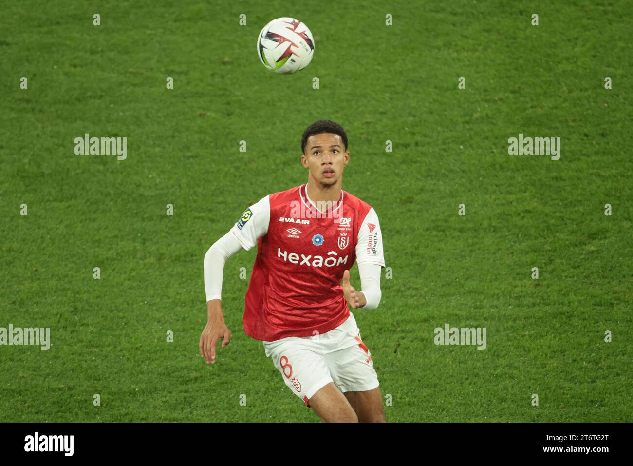 Amir Richardson of Reims during the French championship Ligue 1 ...