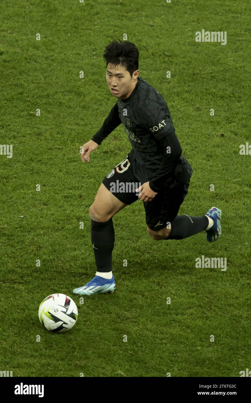 Lee Kang-in of PSG during the French championship Ligue 1 football ...