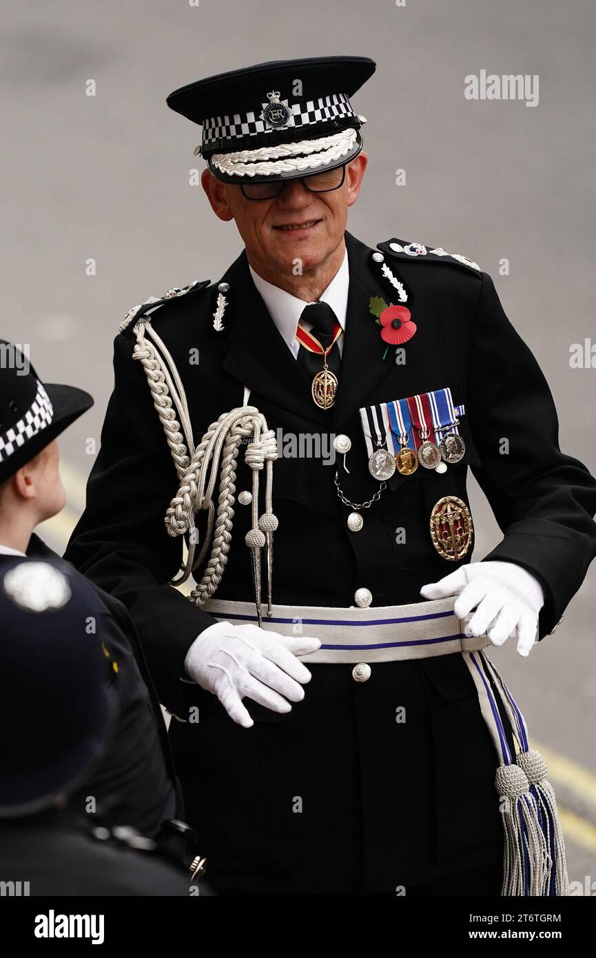 Metropolitan Police Commissioner Sir Mark Rowley arrives for the ...