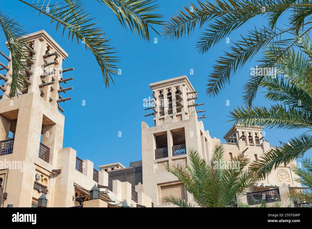 Dubai, United Arab Emirates. June 30th 2019. Traditional Emirati Wind ...