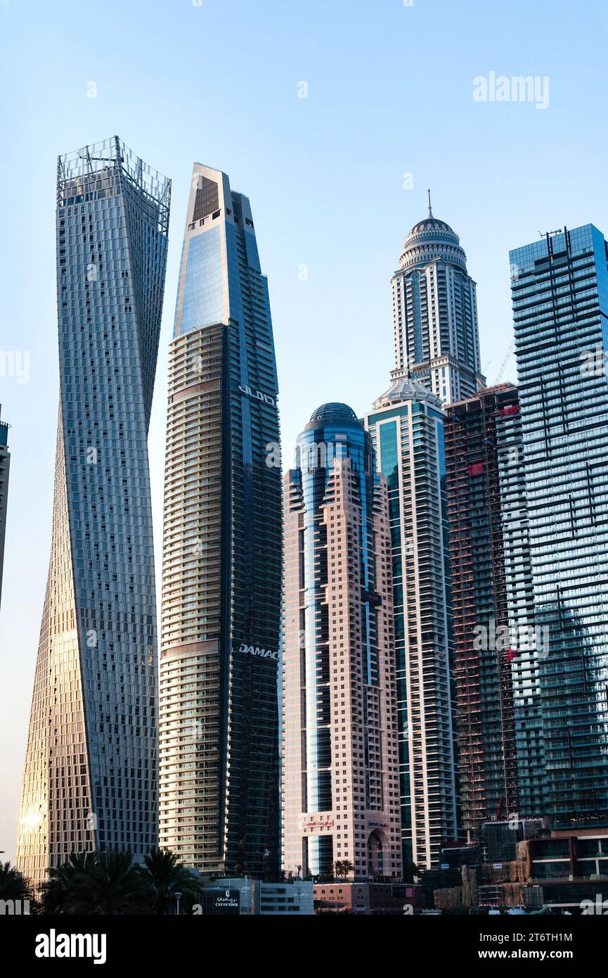 Dubai, United Arab Emirates. July 2nd 2019 Luxury lifestyle skyscraper ...