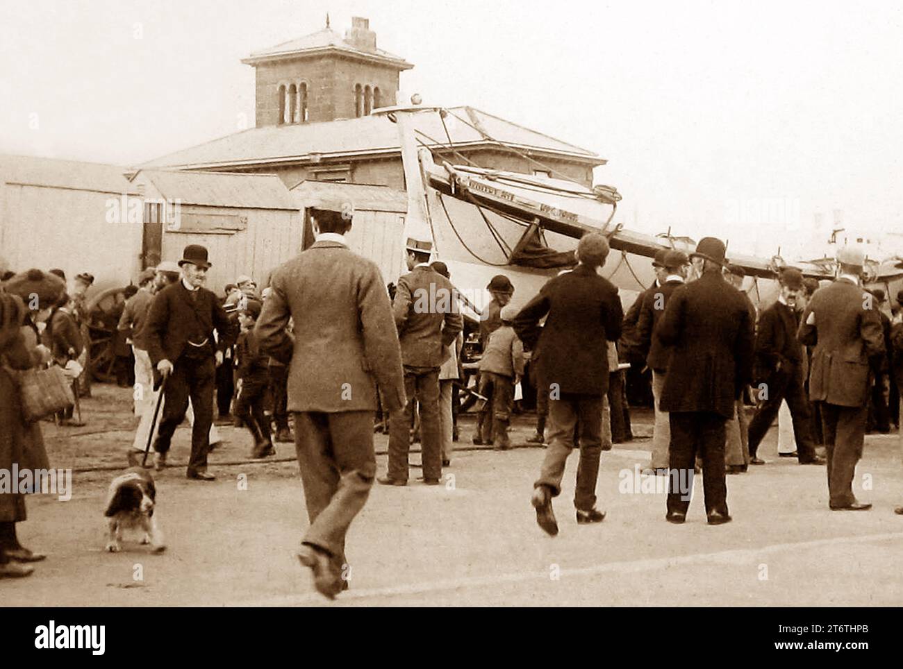 Whitby Lifeboat, Victorian period Stock Photo - Alamy