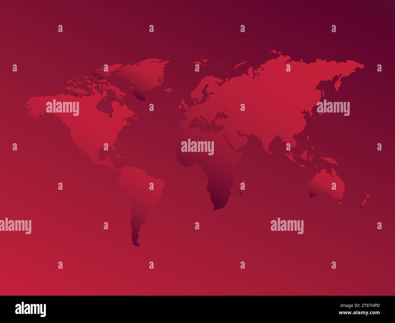 World Map Colorful style Red Background Vector Illustration Abstract ...