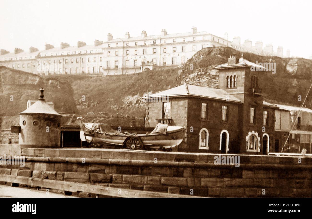 Whitby Lifeboat House, Victorian period Stock Photo - Alamy