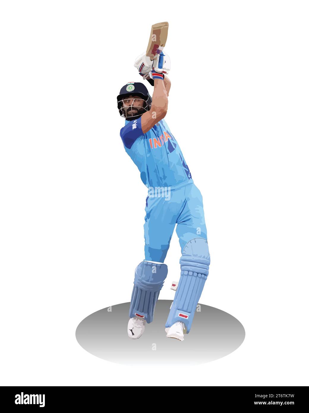 Virat Kohli an Indian cricketer with White Background, Vector ... Virat Kohli an Indian cricketer with White Background, Vector ...