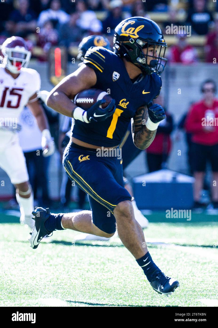 November 11, 2023 Berkeley, CA U.S.A. California running back Jaydn Ott ...