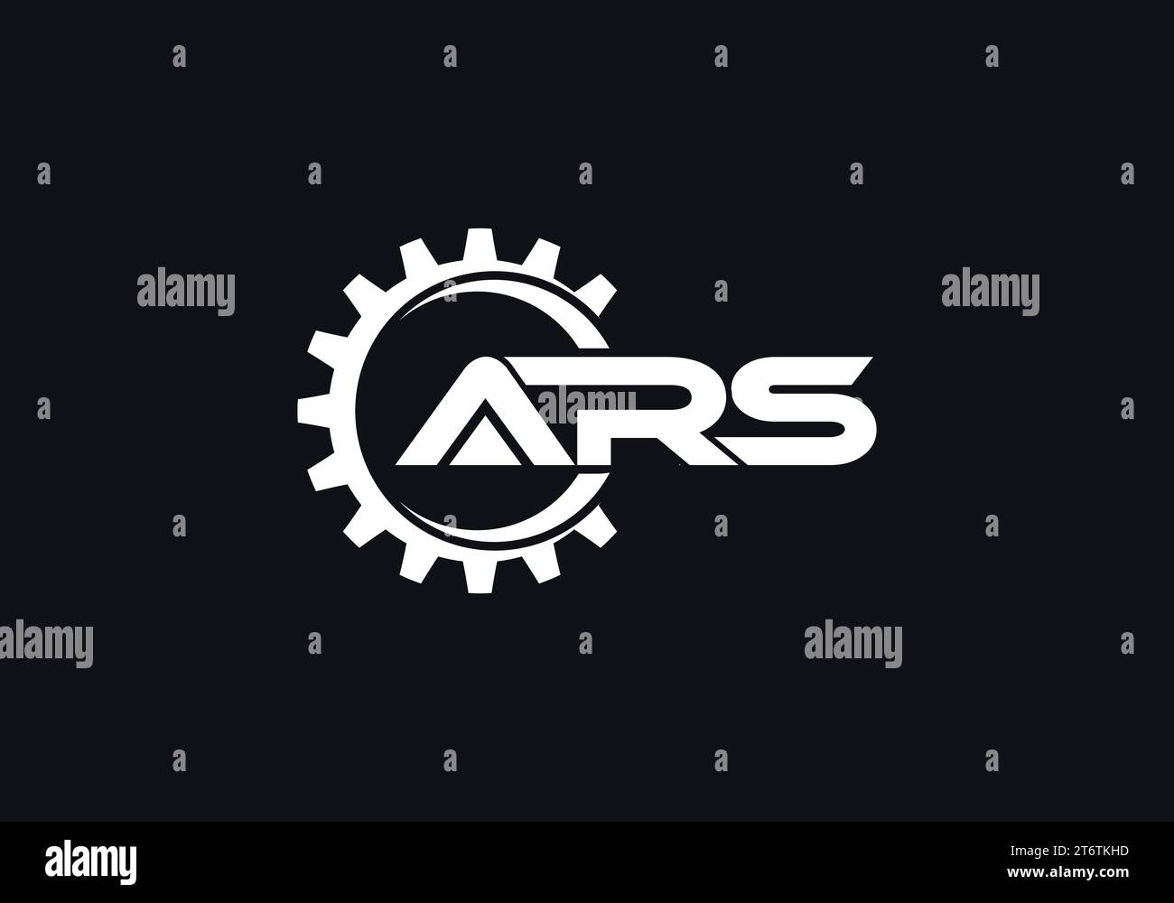 Initial Letter ARS Logo Design Vector Template. Gear Alphabet ARS ...