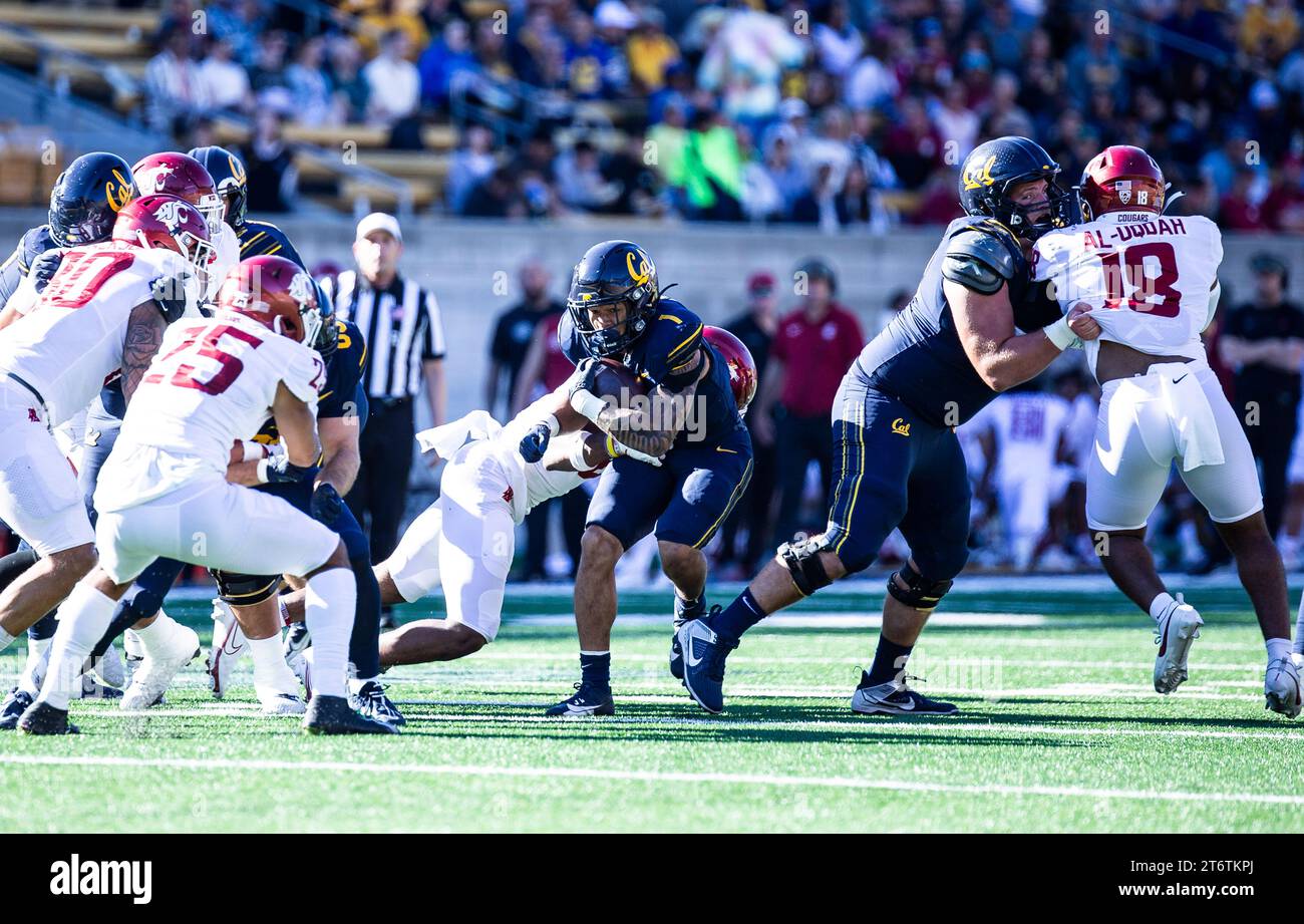 November 11, 2023 Berkeley, CA U.S.A. California running back Jaydn Ott ...