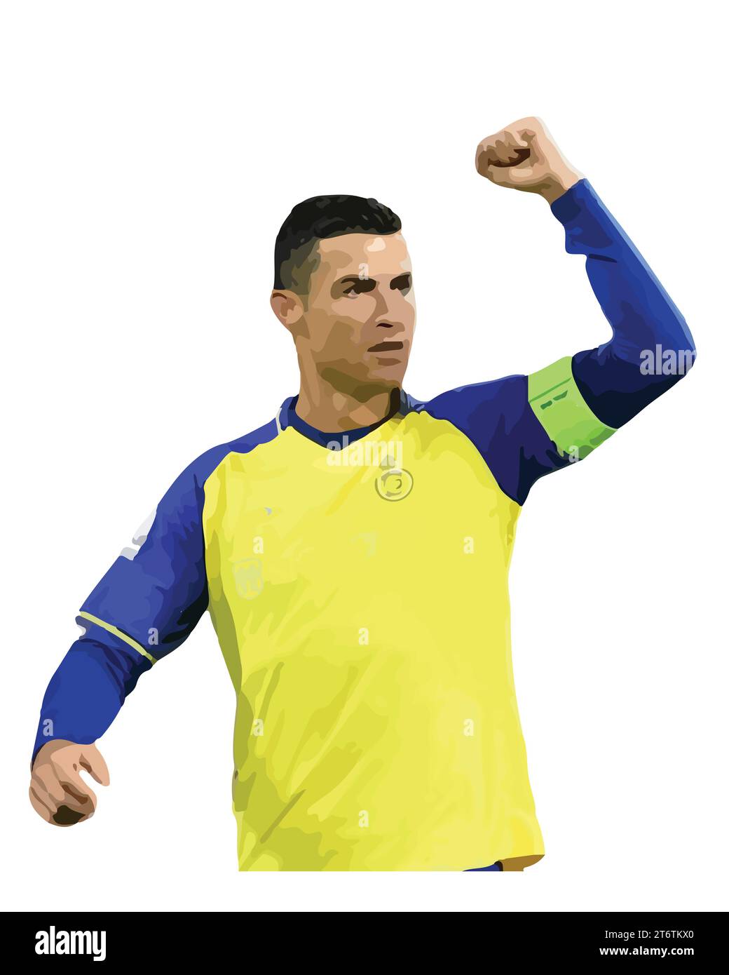 Cristiano Ronaldo Portuguese professional footballer Vector ...