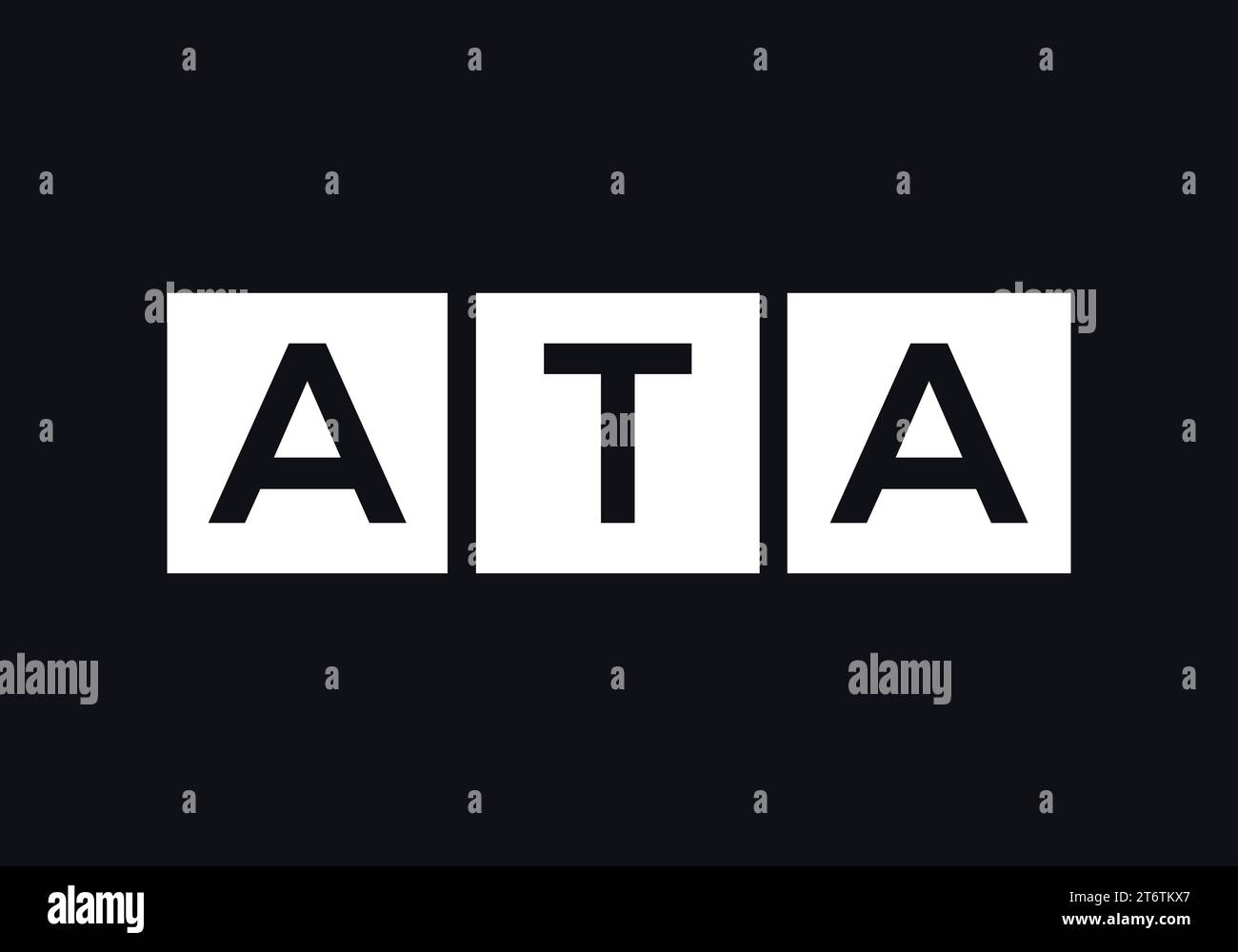 Letter ata logo hi-res stock photography and images - Alamy