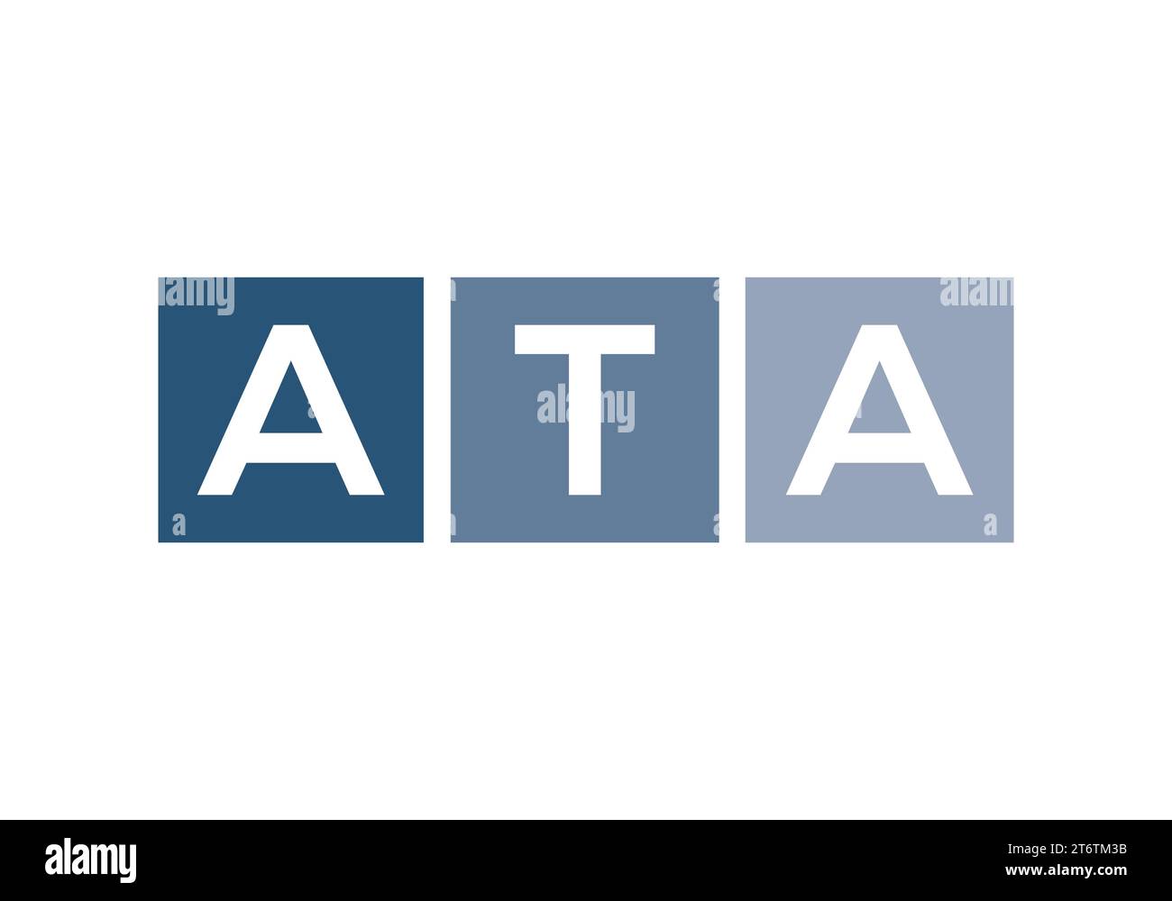 Ata letter logo hi-res stock photography and images - Alamy