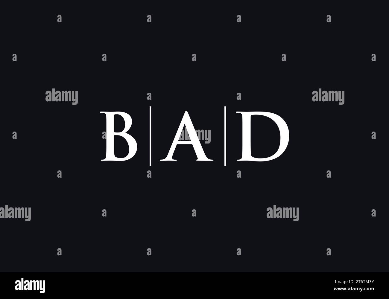 Letter bad linked logo hi-res stock photography and images - Alamy