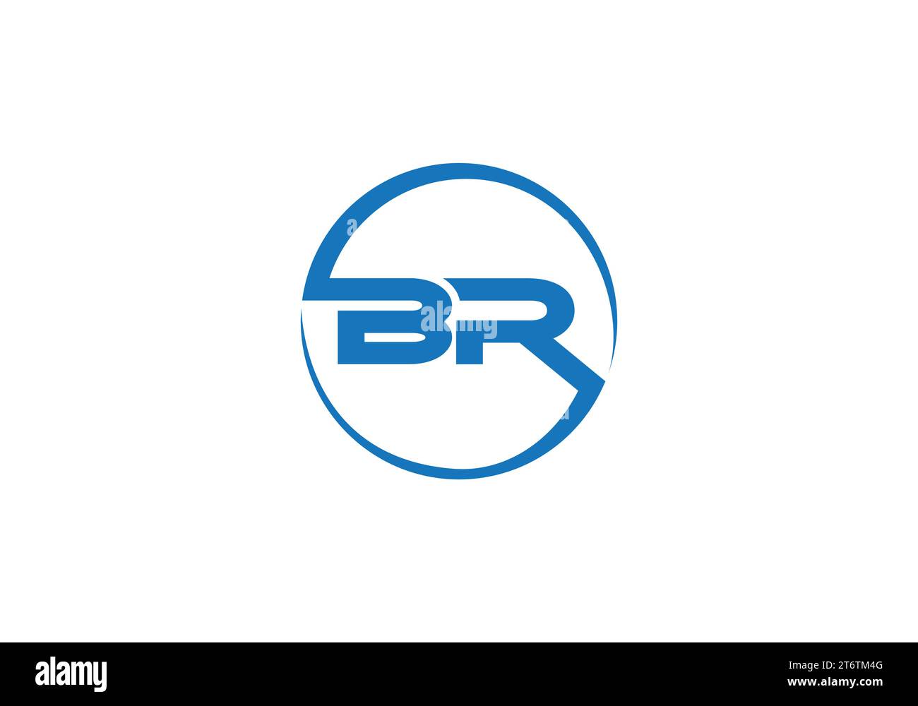Br logo concept design hi-res stock photography and images - Alamy