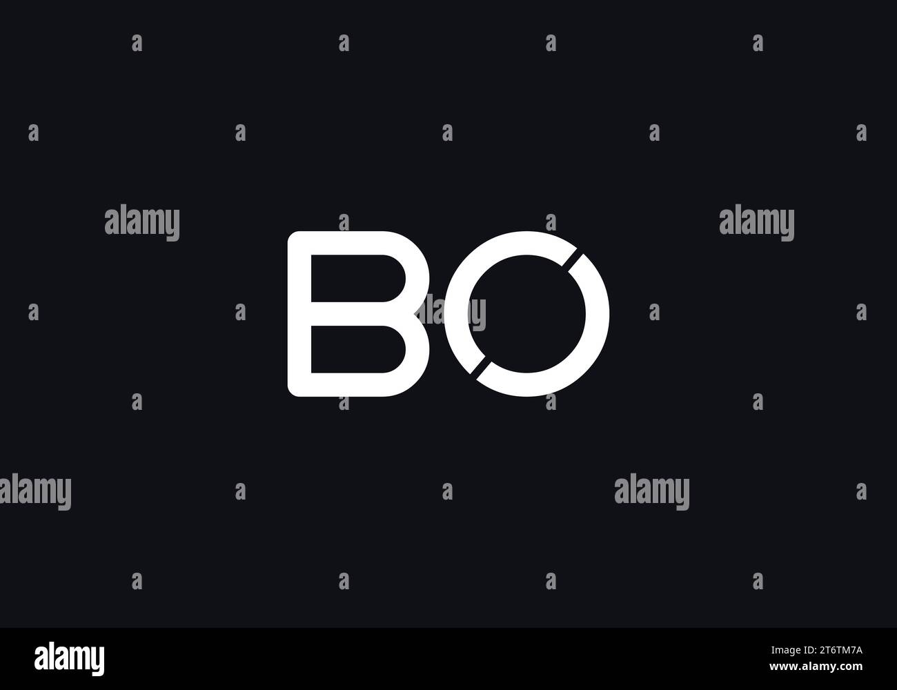 Letter bo logo hi-res stock photography and images - Alamy